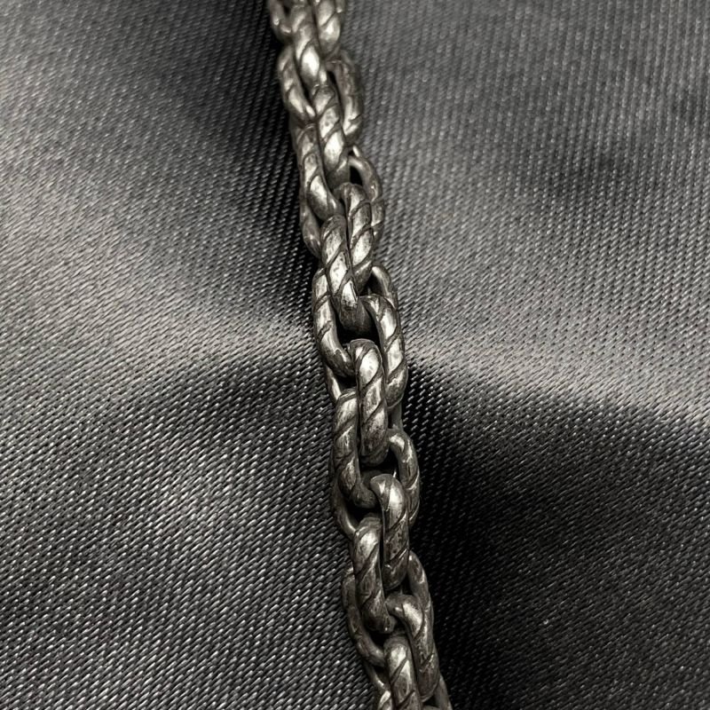 Corrente Masculina Viking Grafite em Aço 316L | Ermino