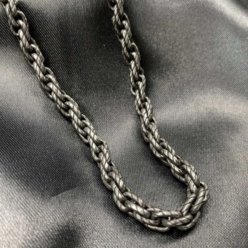Corrente Masculina Viking Grafite em Aço 316L | Ermino